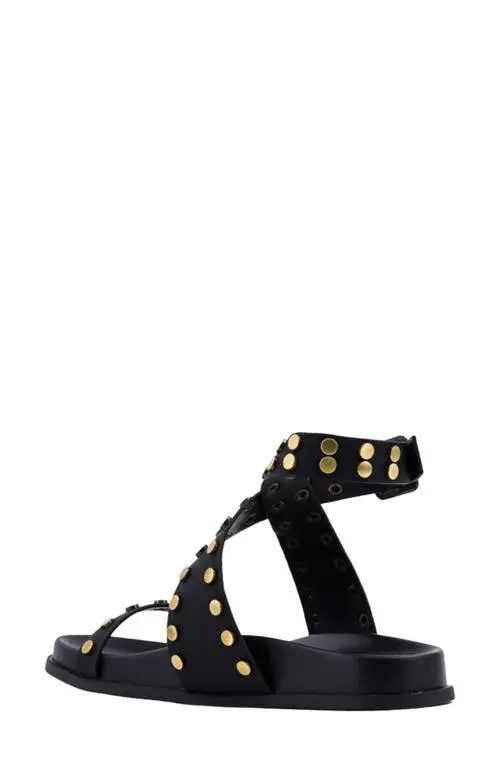 SHU SHOP Cicily Ankle Strap Sandal - Black