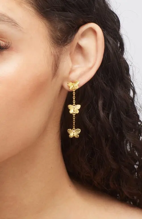 KIARA BY KI-ELE Nadine Butterfly Drop Earrings