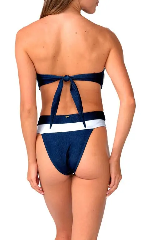 PQ Contrast Bandeau Swim Top