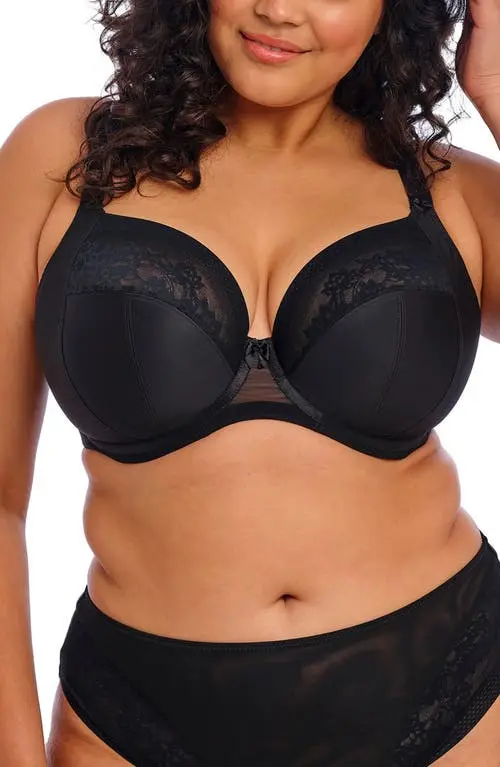 Elomi Nerina Underwire Plunge Bra - Black