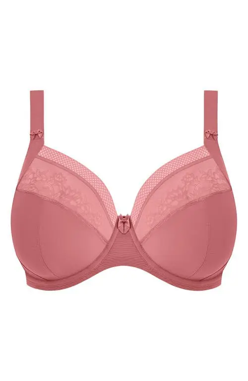 Elomi Nerina Underwire Plunge Bra - Dusty Rose
