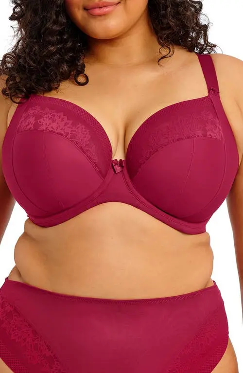 Elomi Nerina Underwire Plunge Bra - Rouge