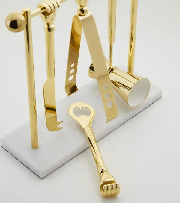 Jonathan Adler Barbell Barware Set