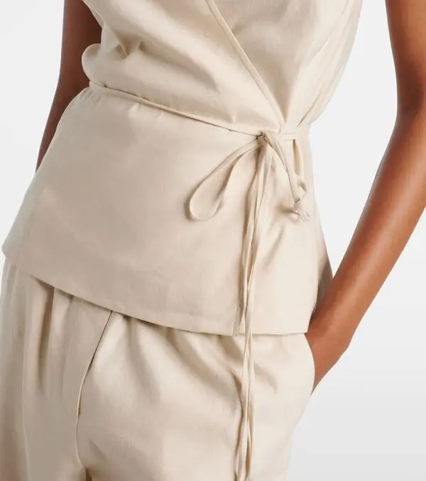 Simkhai Campbell Linen Top
