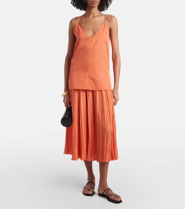 JOSEPH Aragon Cotton And Silk Top