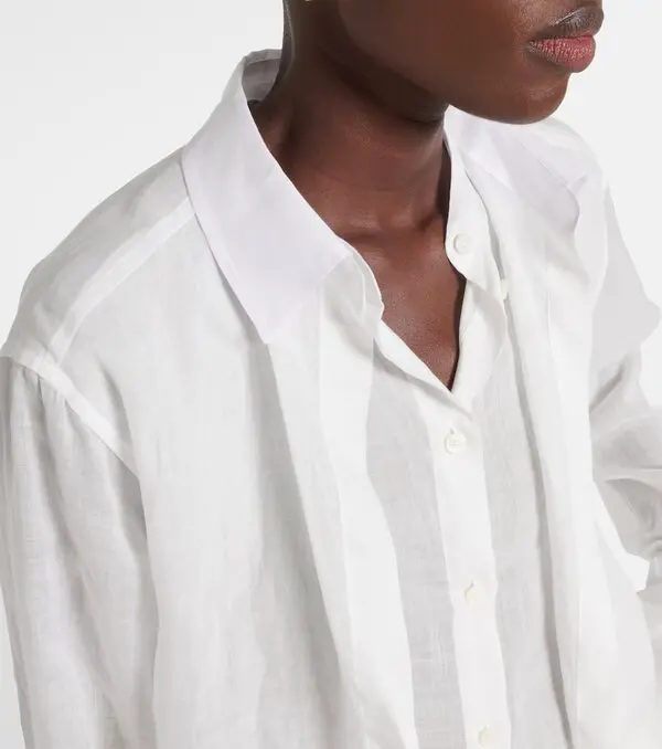 TOTEME Layered Ramie Voile Shirt