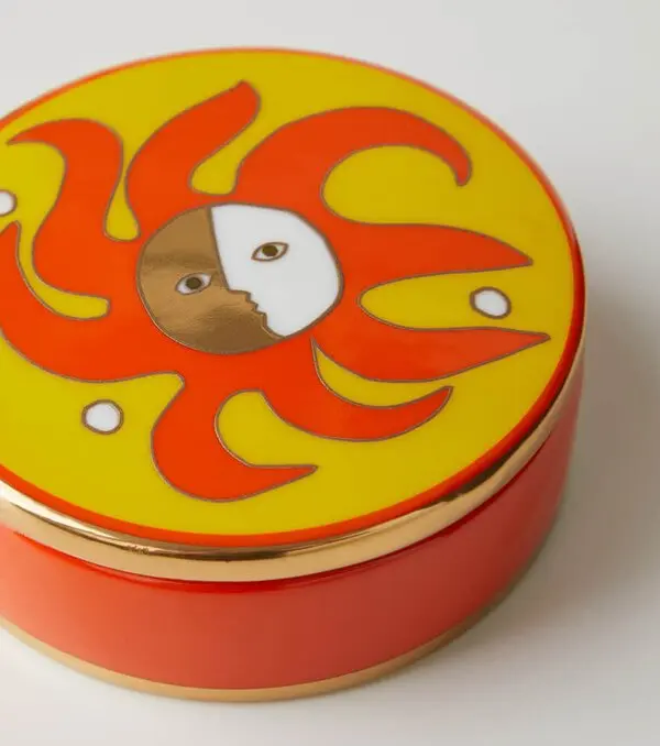 Jonathan Adler Playa Printed Porcelain Box