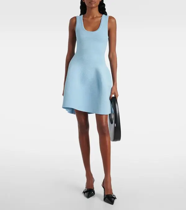Simkhai Larina Flared Minidress - Blue