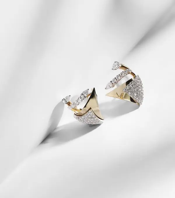Yeprem En Strada 18kt Yellow Diamond Earrings