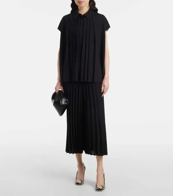 JOSEPH Antin Plisse Top