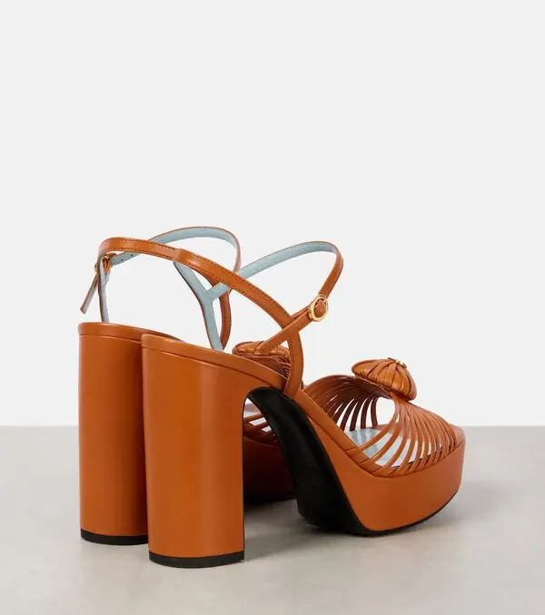 Valentino Garavani Sandal Royal 115 Leather Platform Sandals