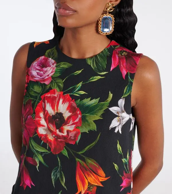 Dolce & Gabbana Floral Minidress - Multicoloured
