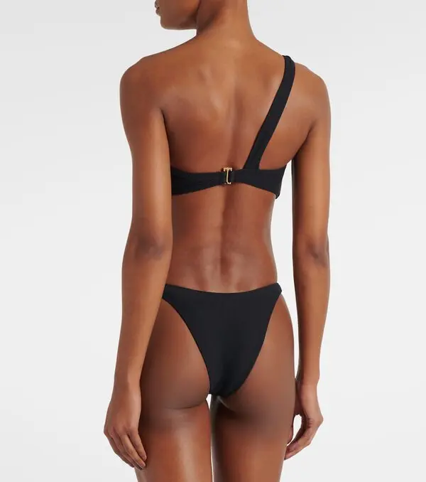 SAME Marble Gathered Bikini Top