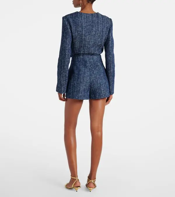 FRAME Cotton Tweed Shorts