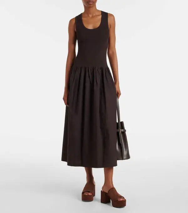 GIANVITO ROSSI Suede Platform Mules - Brown