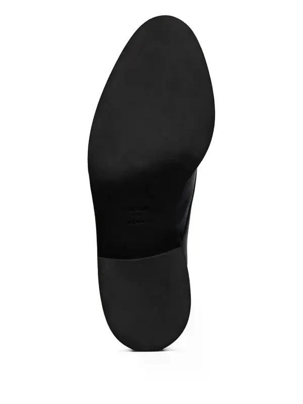 Thom Browne Soft Spazzolato Oxford Double Monk Strap Shoes - Blue