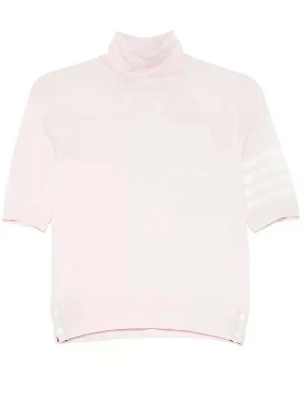 Thom Browne Fine Merino Wool 4-bar Turtleneck