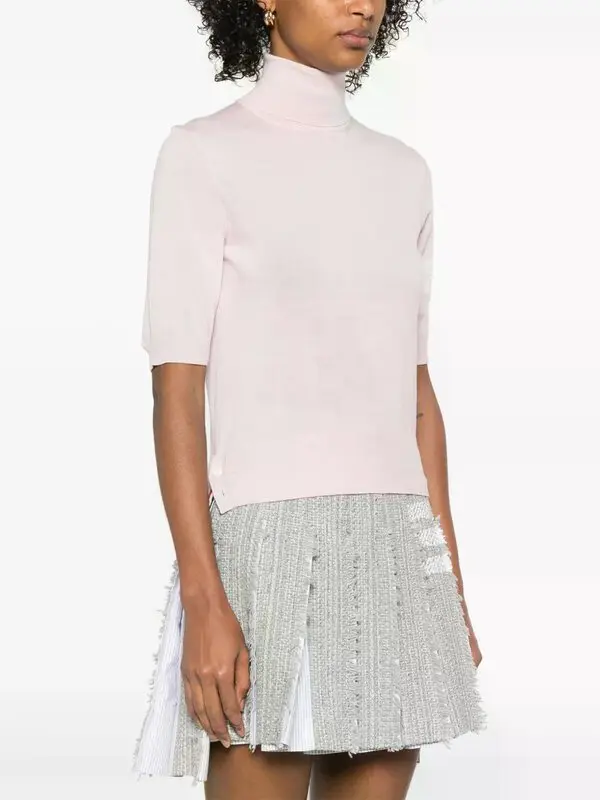 Thom Browne Fine Merino Wool 4-bar Turtleneck