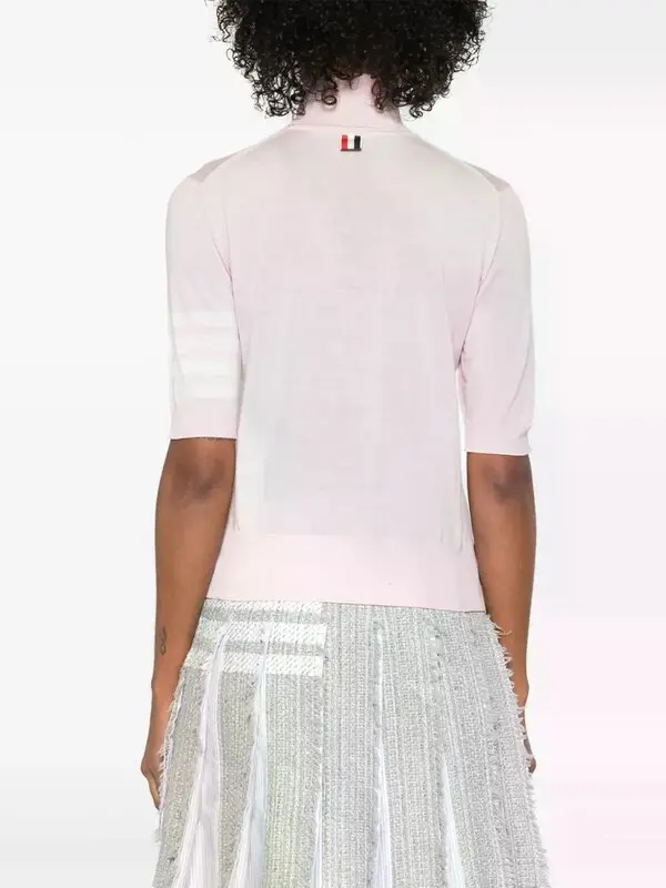 Thom Browne Fine Merino Wool 4-bar Turtleneck