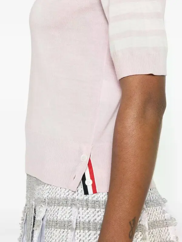 Thom Browne Fine Merino Wool 4-bar Turtleneck