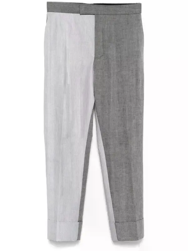 Thom Browne Striped Trousers - Grey