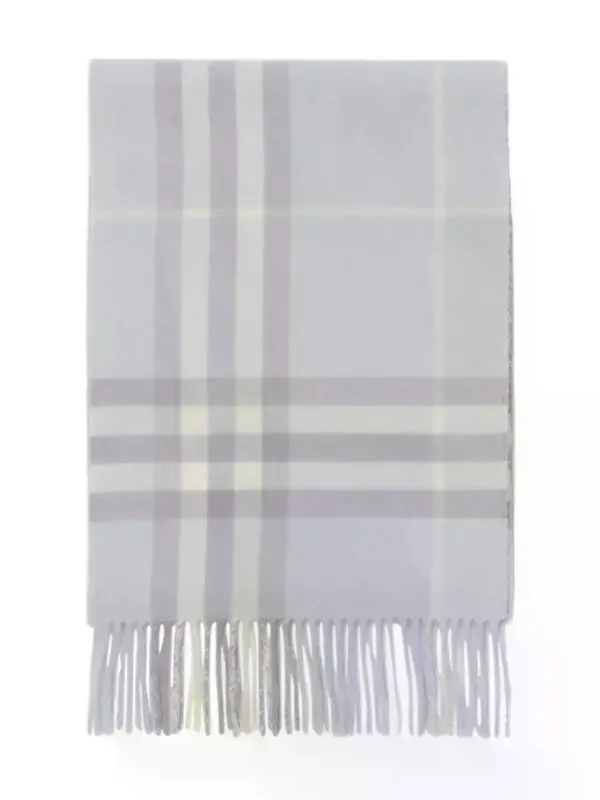 Burberry Checked Cashmere Scarf