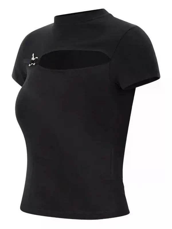 HELIOT EMIL Cut-out T-shirt - Black