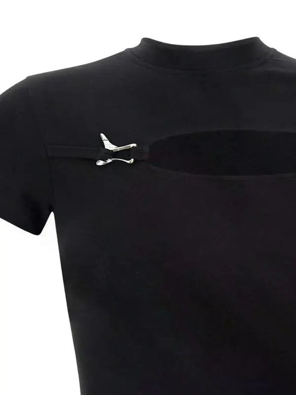 HELIOT EMIL Cut-out T-shirt - Black