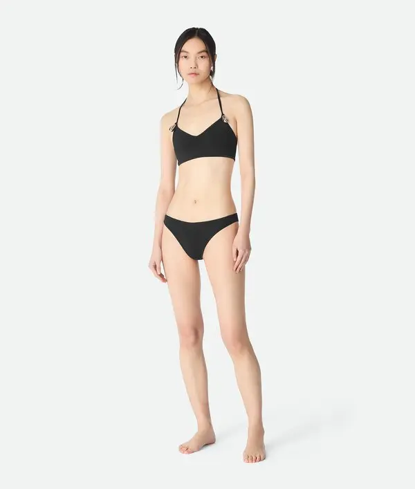 Bottega Veneta Stretch Nylon Bikini - Black