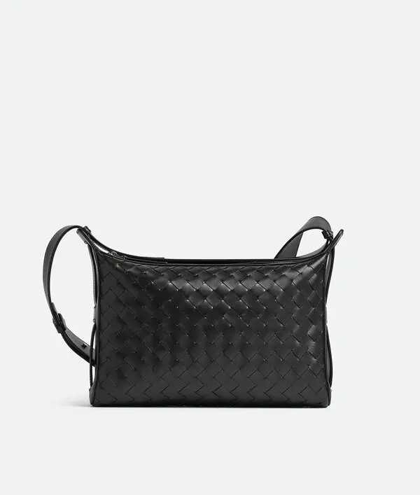 Bottega Veneta Intrecciato Tribeca Top Handle - Black