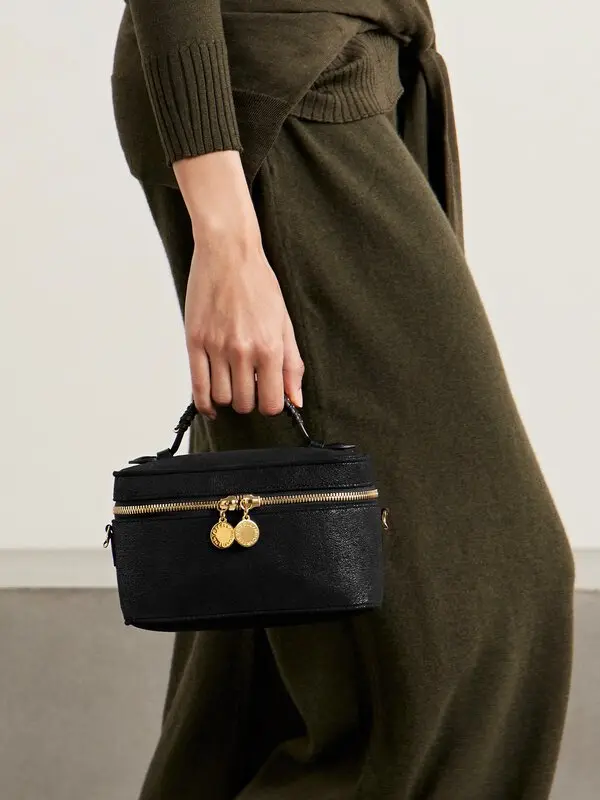Stella McCartney Falabella Chain-embellished Shoulder Bag - Black