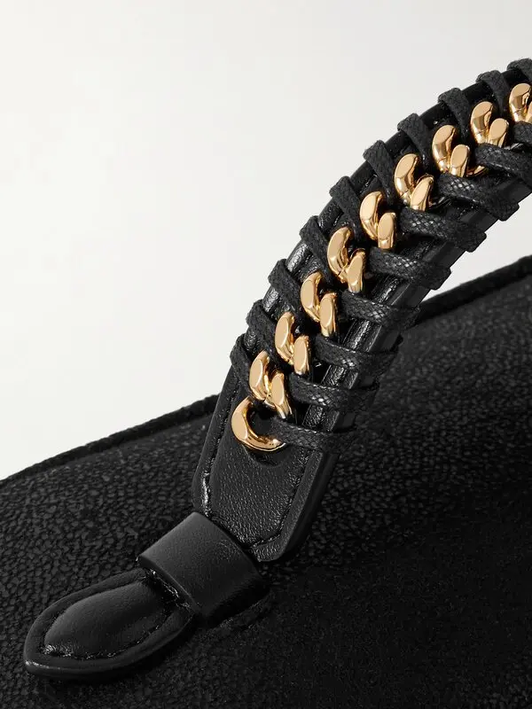 Stella McCartney Falabella Chain-embellished Shoulder Bag - Black