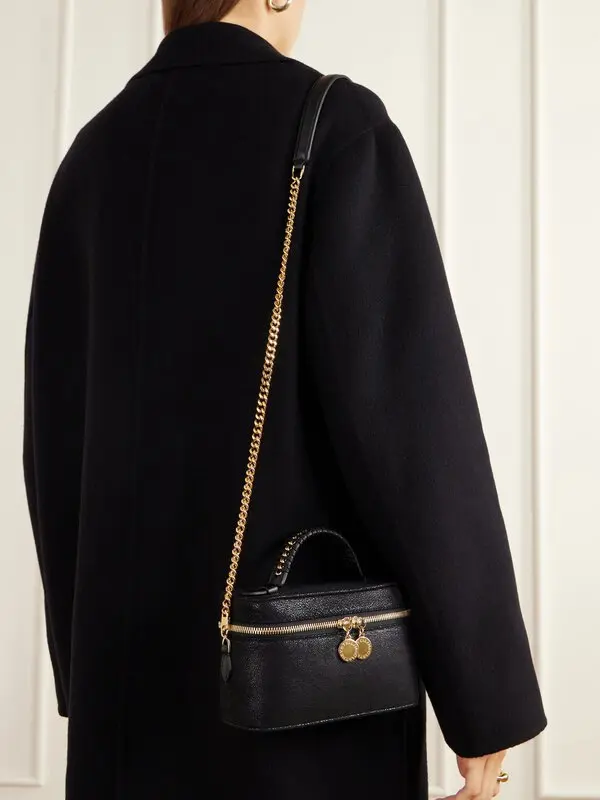 Stella McCartney Falabella Chain-embellished Shoulder Bag - Black