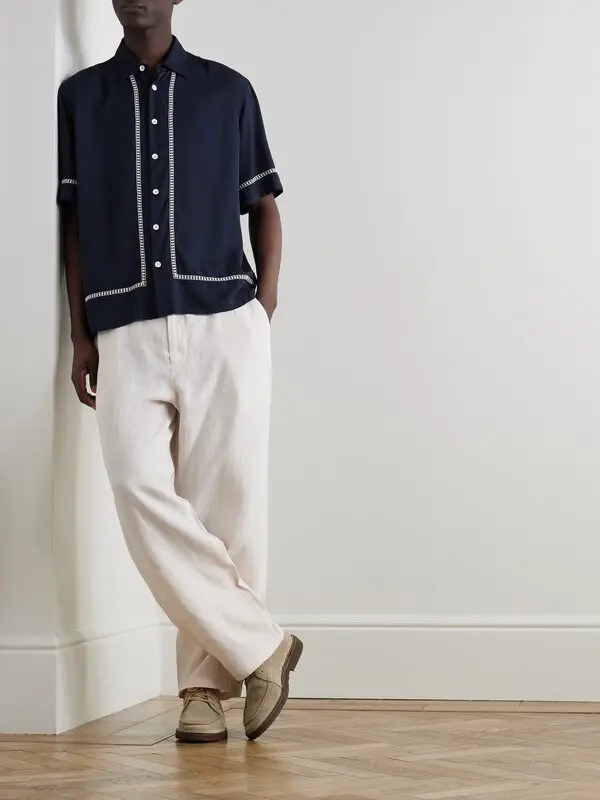 Rag & Bone Embroidered Twill Shirt