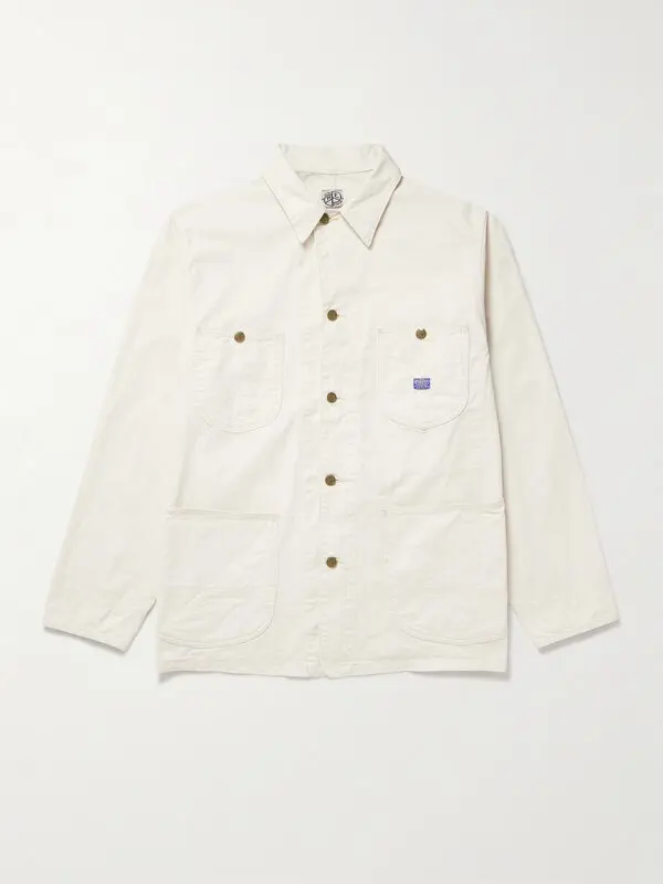 Kapital Rough-face Printed Cotton-twill Overshirt - Neutrals