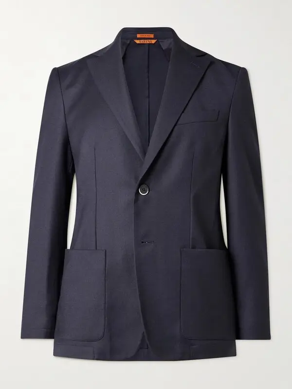 Barena Venezia Borgo Virgin Wool-blend Suit Jacket - Blue