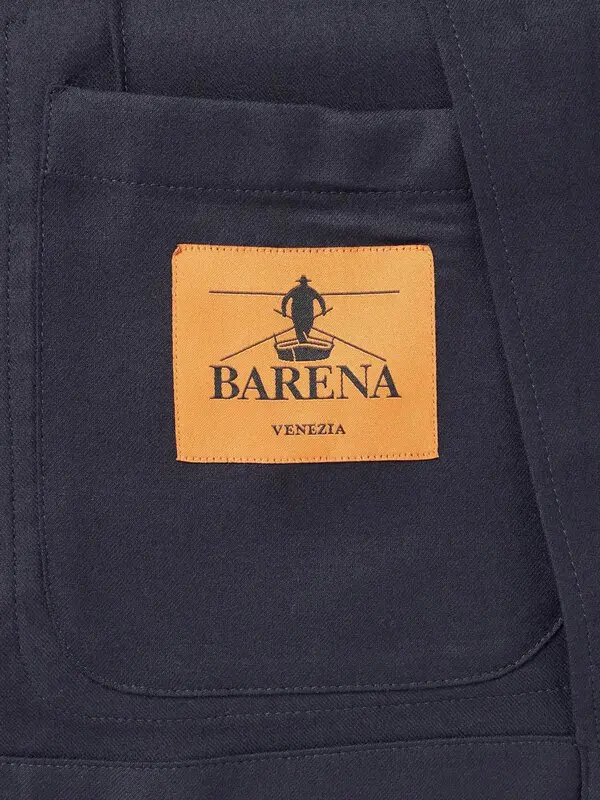 Barena Venezia Borgo Virgin Wool-blend Suit Jacket - Blue
