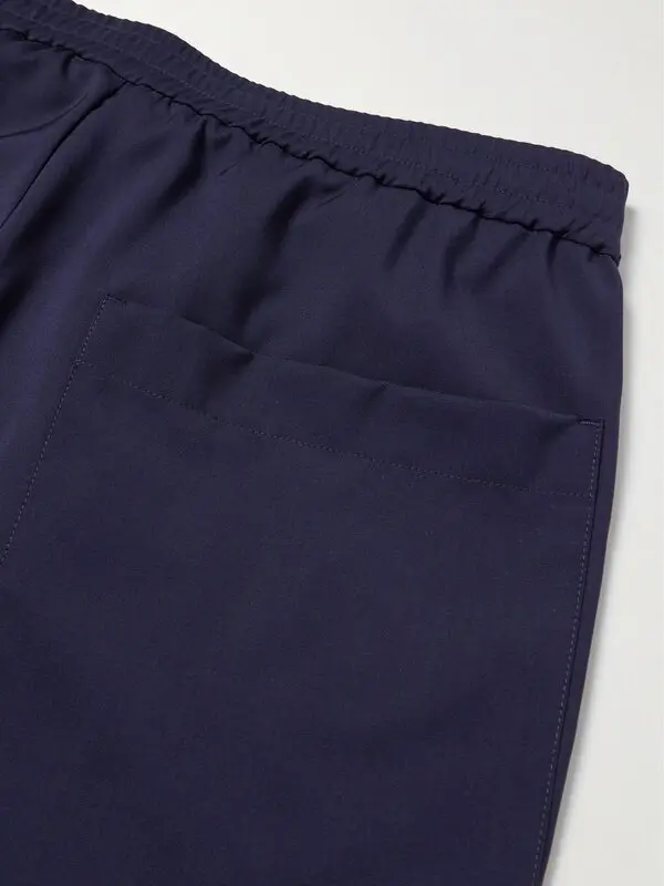 Barena Venezia Bativoga Straight-leg Wool Trousers - Blue