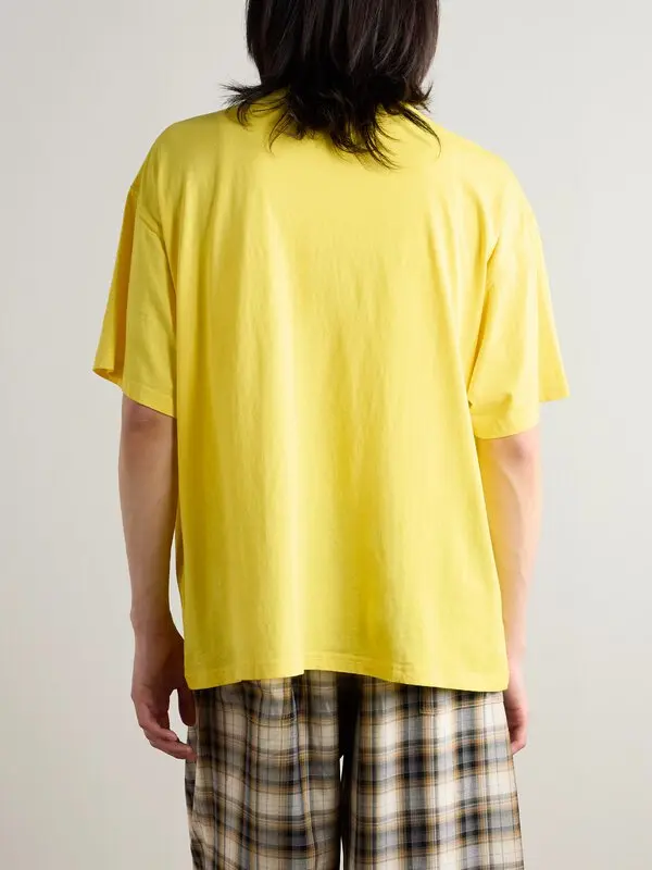 Acne Studios Oversized Logo-appliquéd Cotton And Hemp-blend Jersey T-shirt