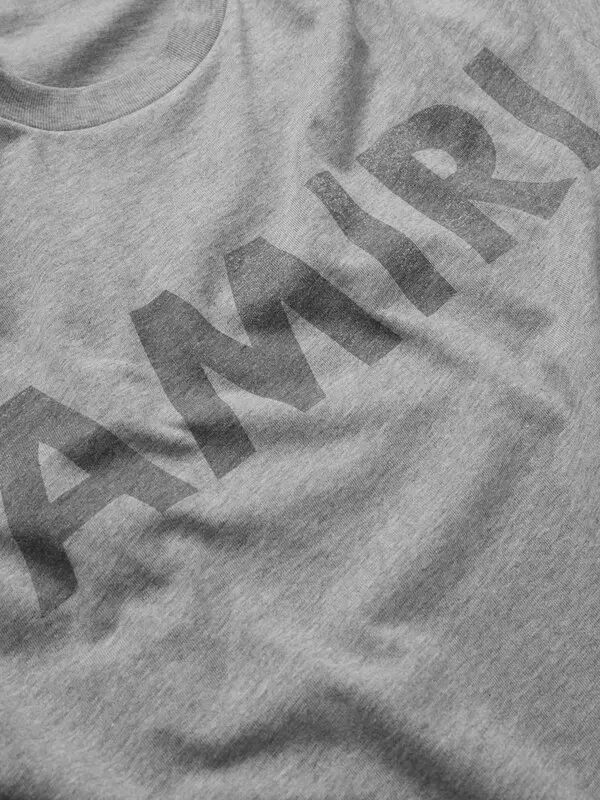 Amiri Stencil Logo-print Cotton-jersey T-shirt