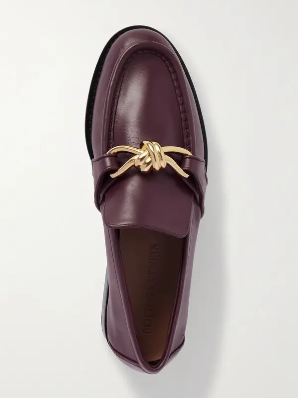 bottega veneta - Astaire Embellished Leather Loafers