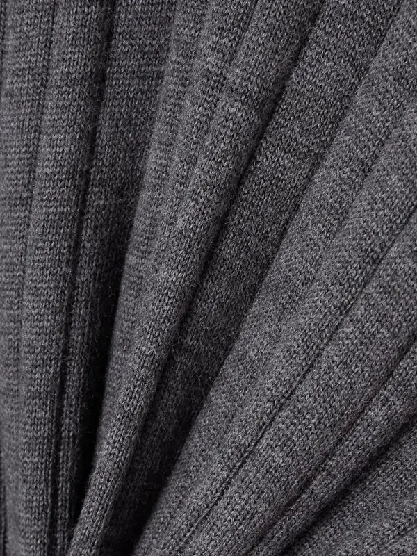 Bottega Veneta Ribbed Wool T-shirt - Gray