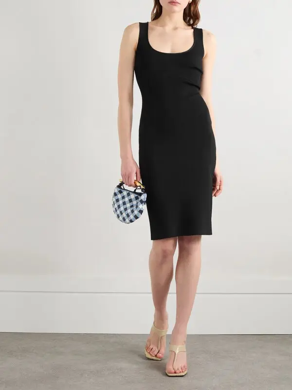Bottega Veneta Women's Rib Tank Sweater Dress - Black - Casual dresses