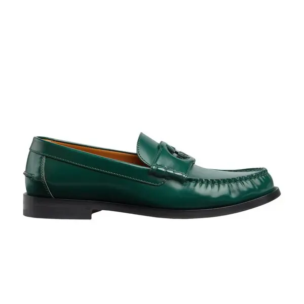 Gucci Loafer With Interlocking G - Green