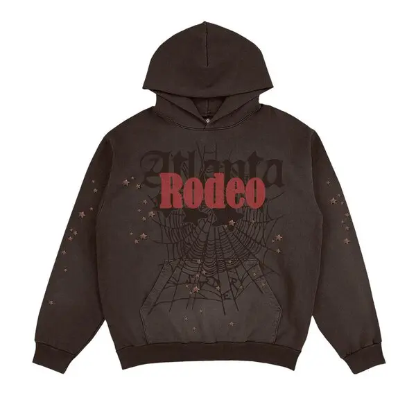 TRAVIS SCOTT X Sp5der Days Before Rodeo Hoodie - Brown