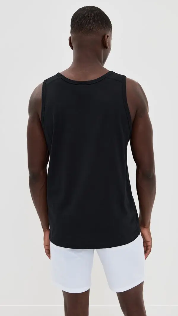 Reigning Champ Lightweight Jersey Slim Tank Top - Black