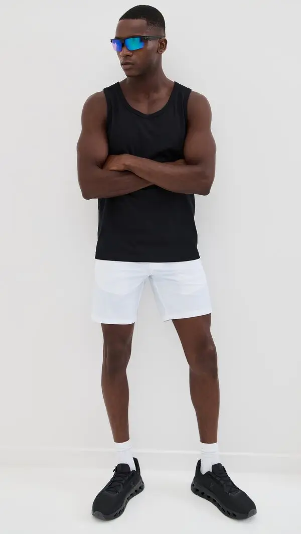 Reigning Champ Lightweight Jersey Slim Tank Top - Black