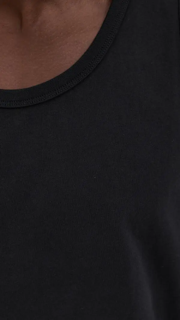 Reigning Champ Lightweight Jersey Slim Tank Top - Black