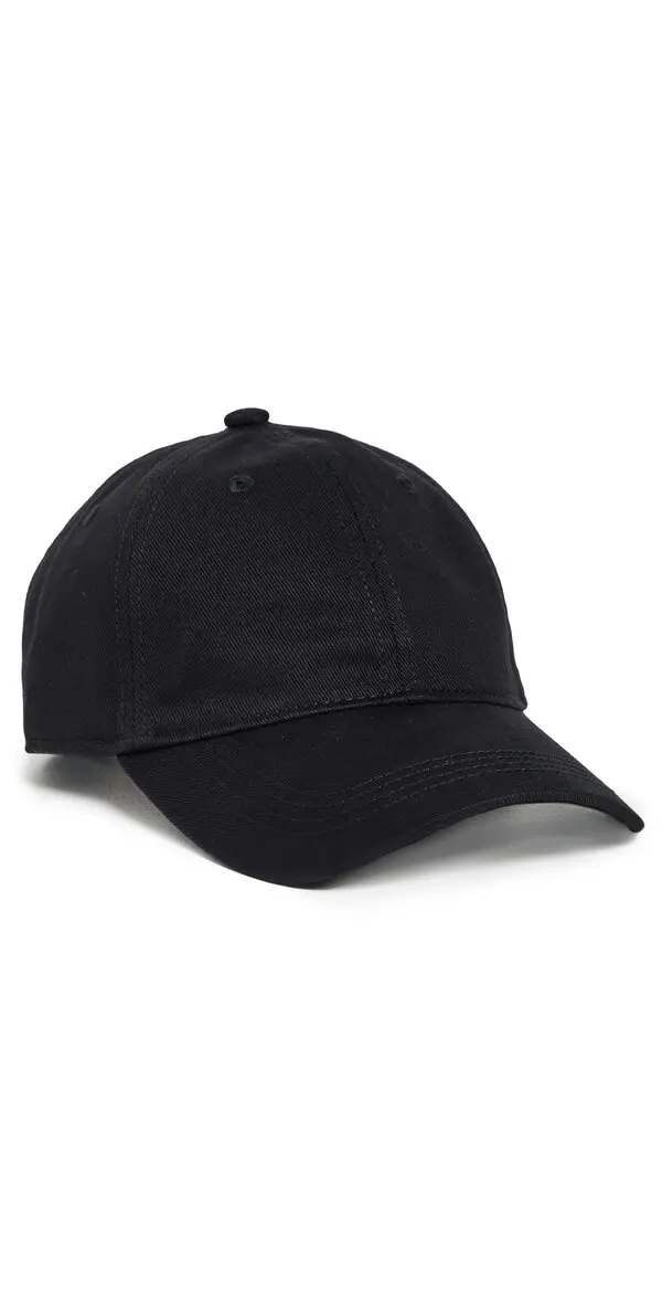 Acne Studios Carliy Logo Baseball Cap - Black