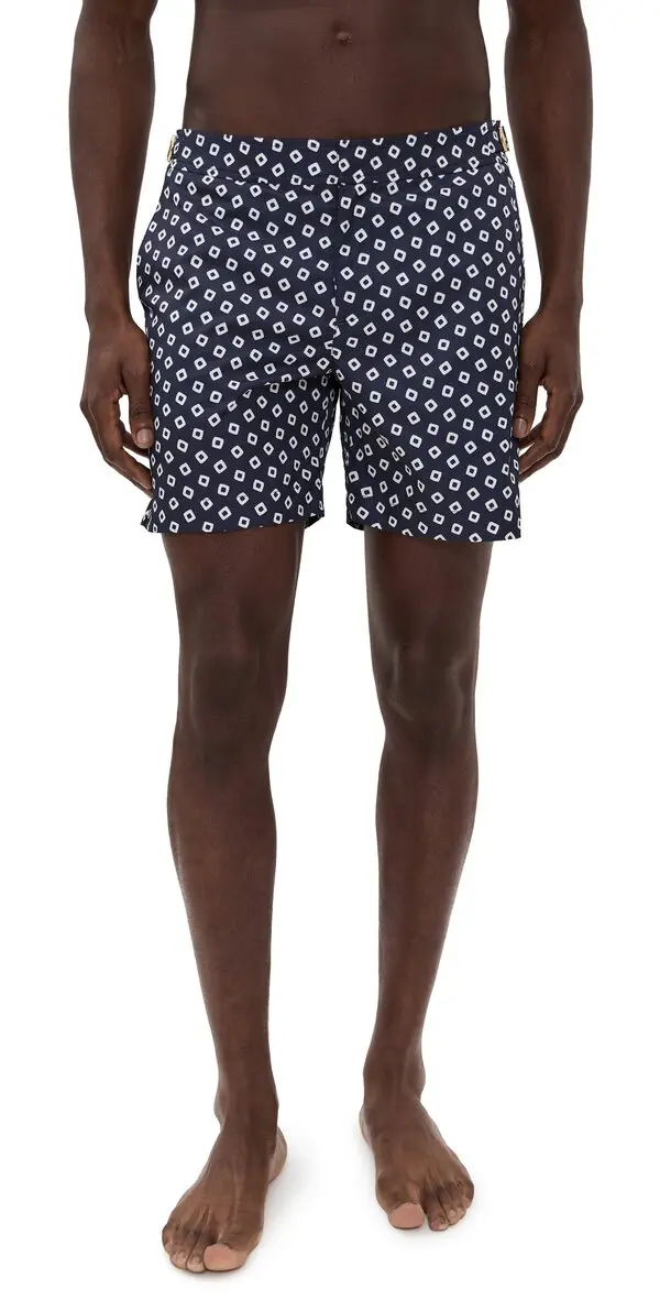 Orlebar Brown Bulldog Lumina Swim Shorts 6.25 - Night Iris/latte